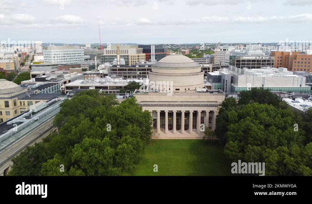 Killian Court And The Great Dome of MIT in Boston, Massachusetts Stock ...