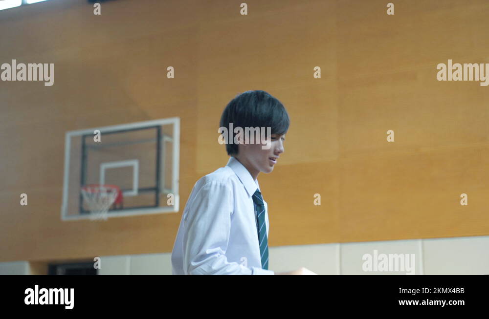 high school student, ball shot at the gymnasium Stock Video Footage - Alamy