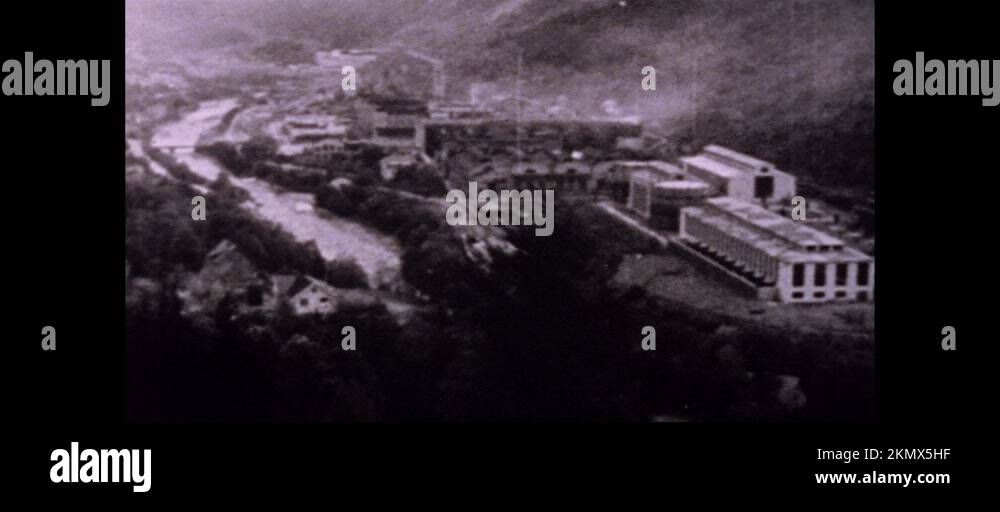 1960s: heavy water factory in Norway, man using detonator to blow up ...
