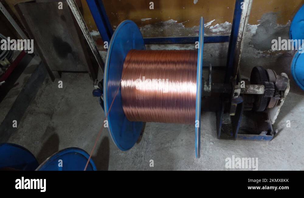 Indian Copper factory. Manufacturing unit. Cables, wires, insulation ...