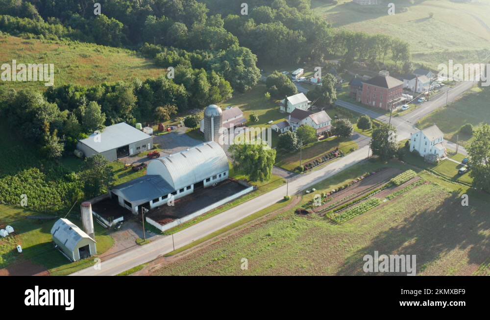 America farm town aerial Stock Videos & Footage - HD and 4K Video Clips ...