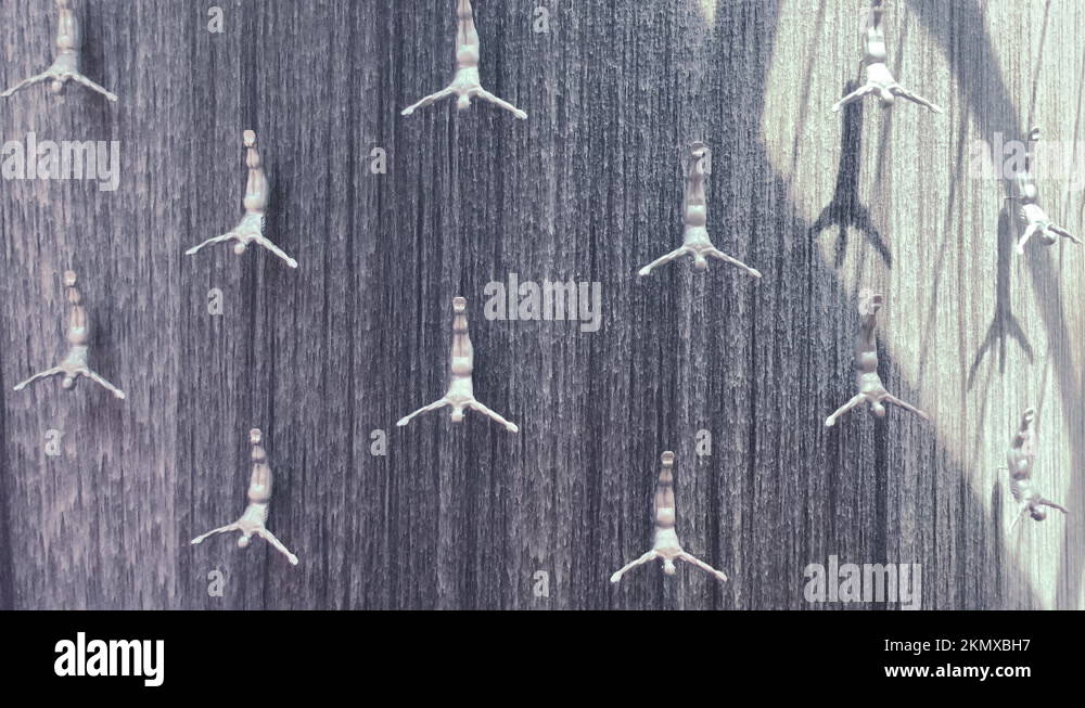 DUBAI, UAE - JULY 2021: The Human Waterfall in Dubai Mall Stock Video ...