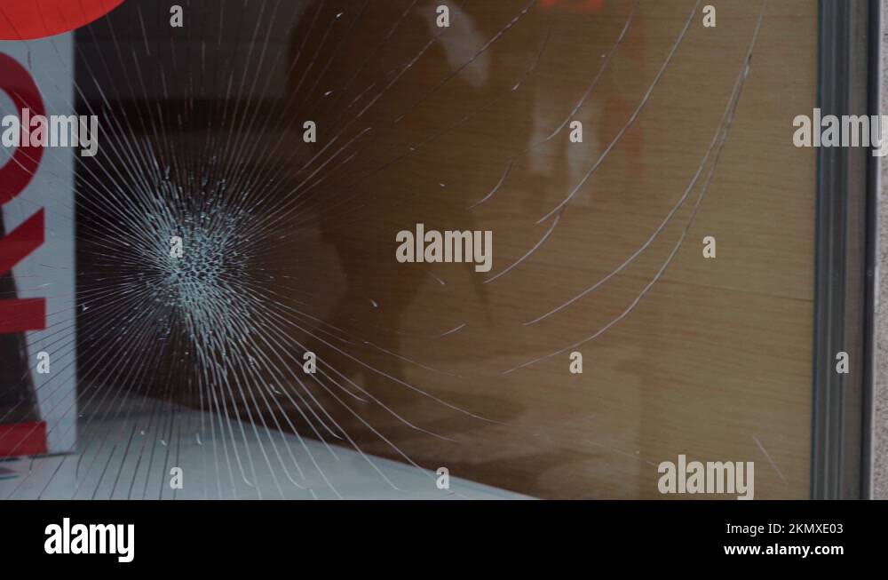 Broken shop window glass in Stock Videos & Footage - HD and 4K Video ...