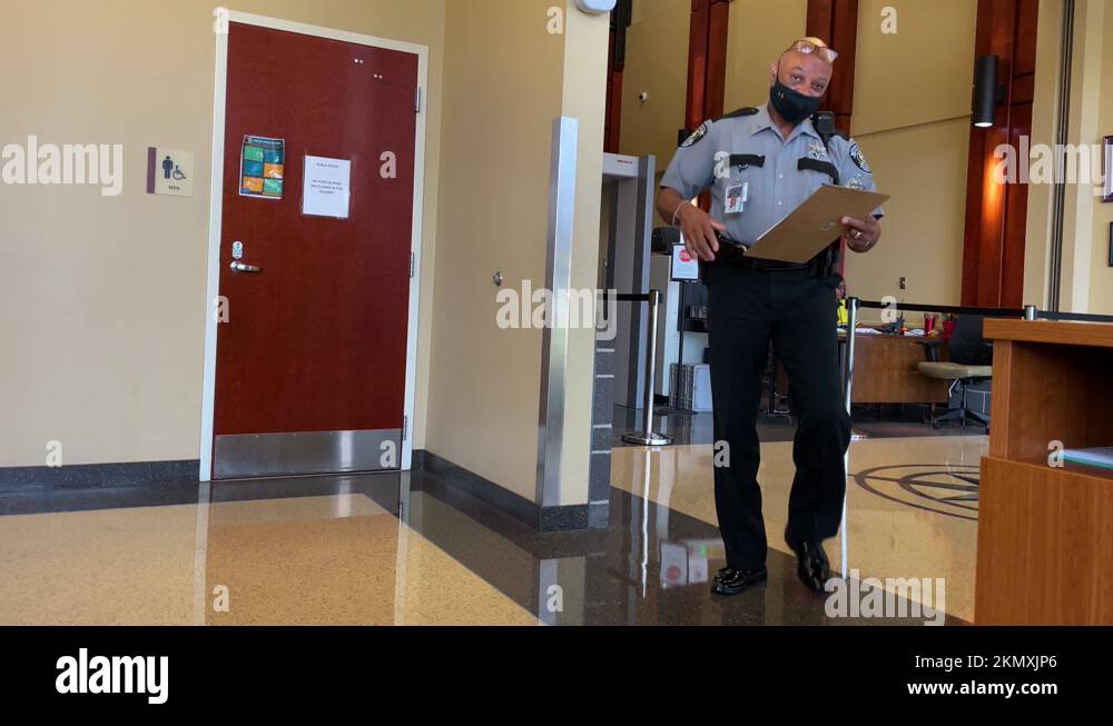 Richmond County Sheriffs Department Interior police officer hands ...