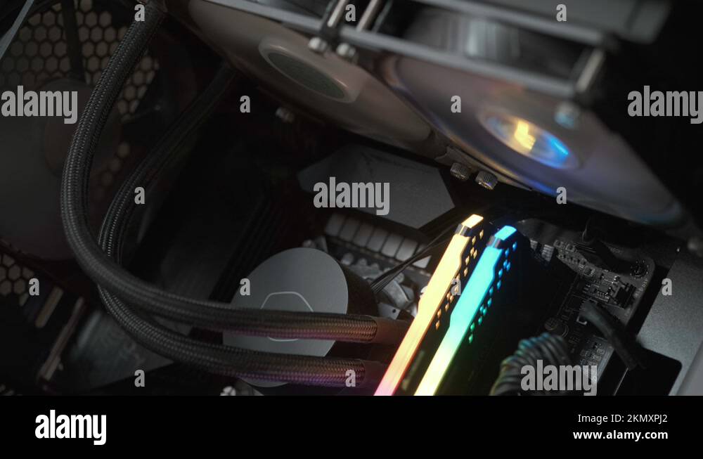 Mainboard Ram Fan Inside PC Stock Video Footage - Alamy