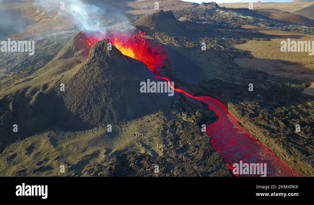 Volcano erupting cone smoke Stock Videos & Footage - HD and 4K Video ...