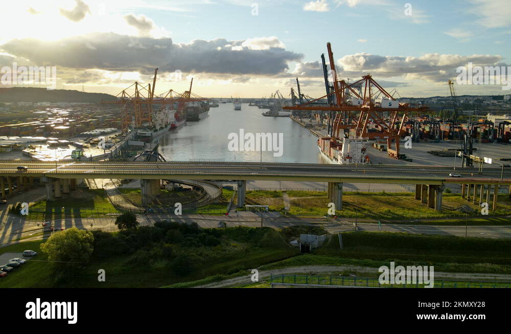 Elevated view of shipyard Stock Videos & Footage - HD and 4K Video ...