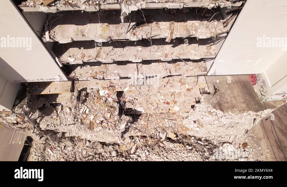 Building collapse demolition aftermath 4k Stock Video Footage - Alamy
