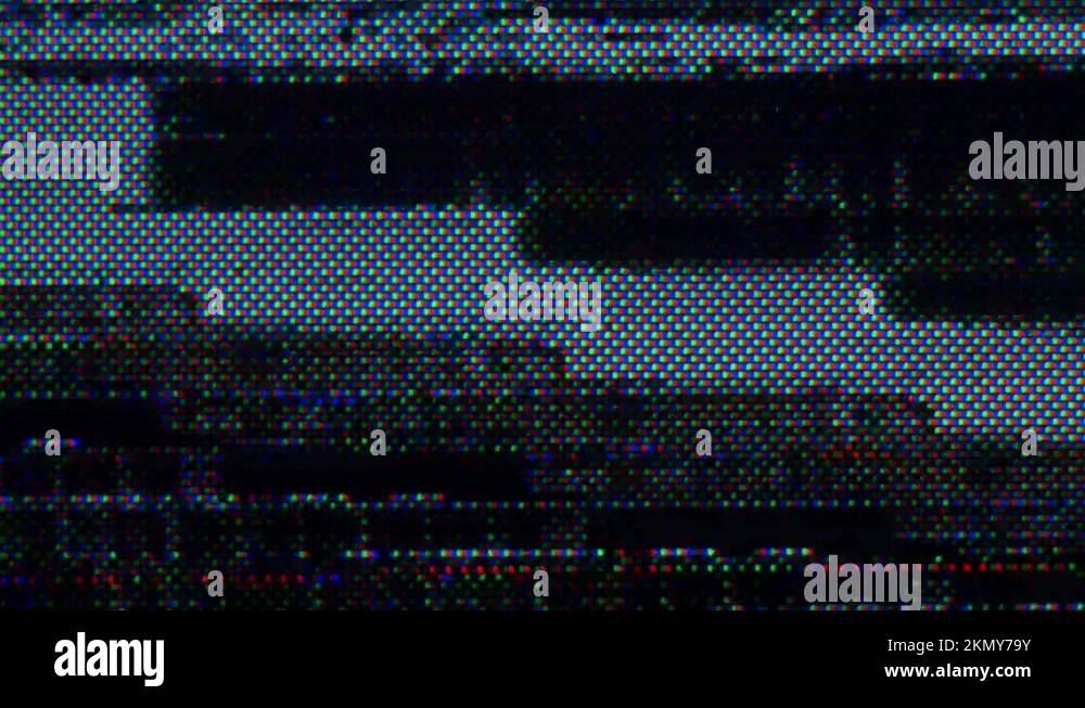 VHS defects, flickering noise., and artifacts Stock Video Footage - Alamy