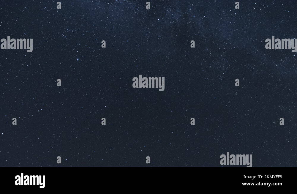 Milky Way and Stars Moving Across the Night Sky, Time Lapse Stock Video ...