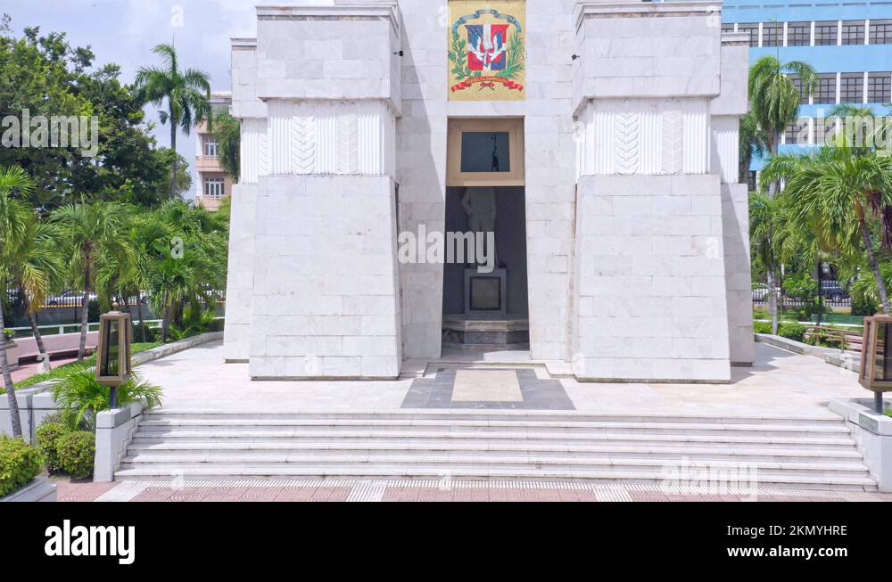 Entrance door Altar of Homeland at Santo Domingo in Dominican Republic ...