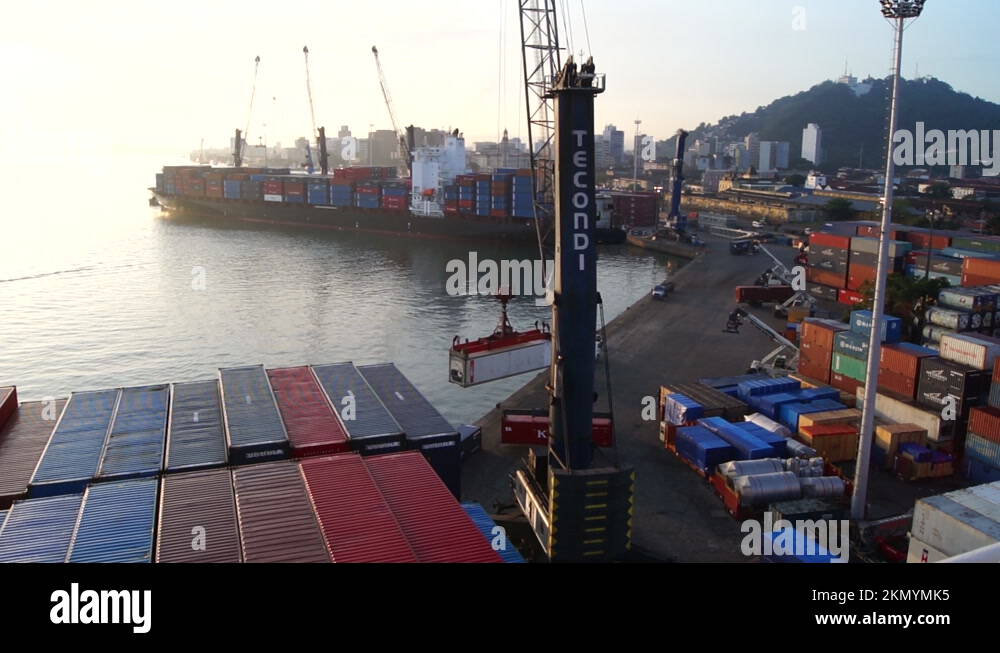 Ship loading container in Stock Videos & Footage - HD and 4K Video ...