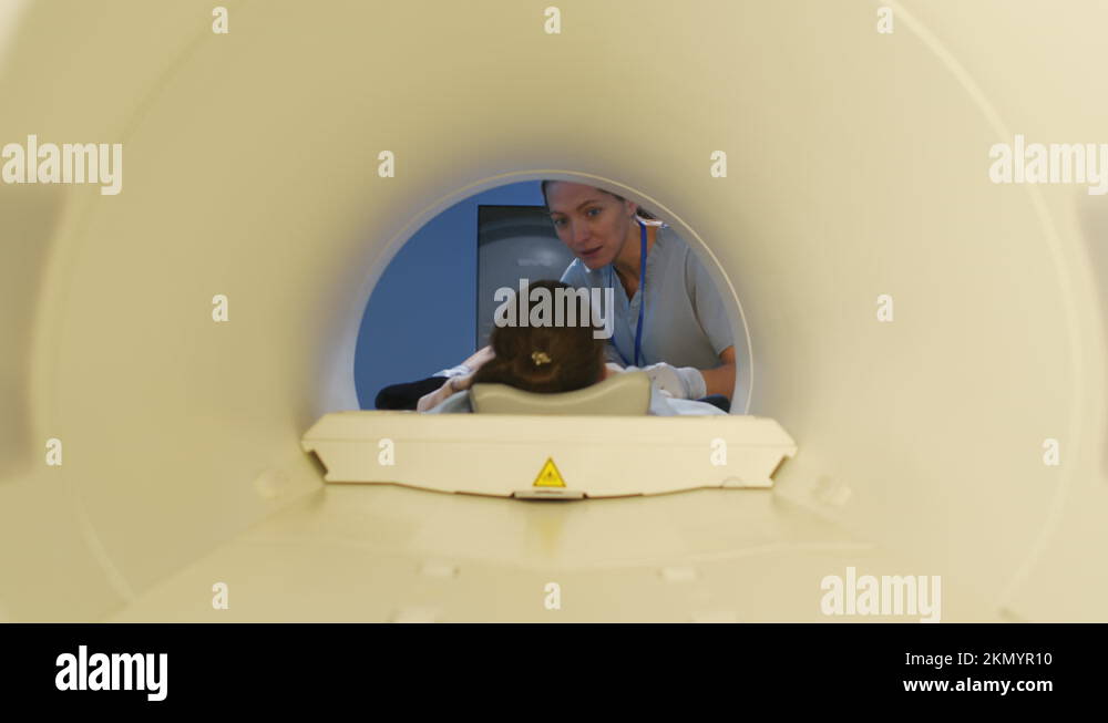 Patient in Tube of MRI Scanner Stock Video Footage - Alamy