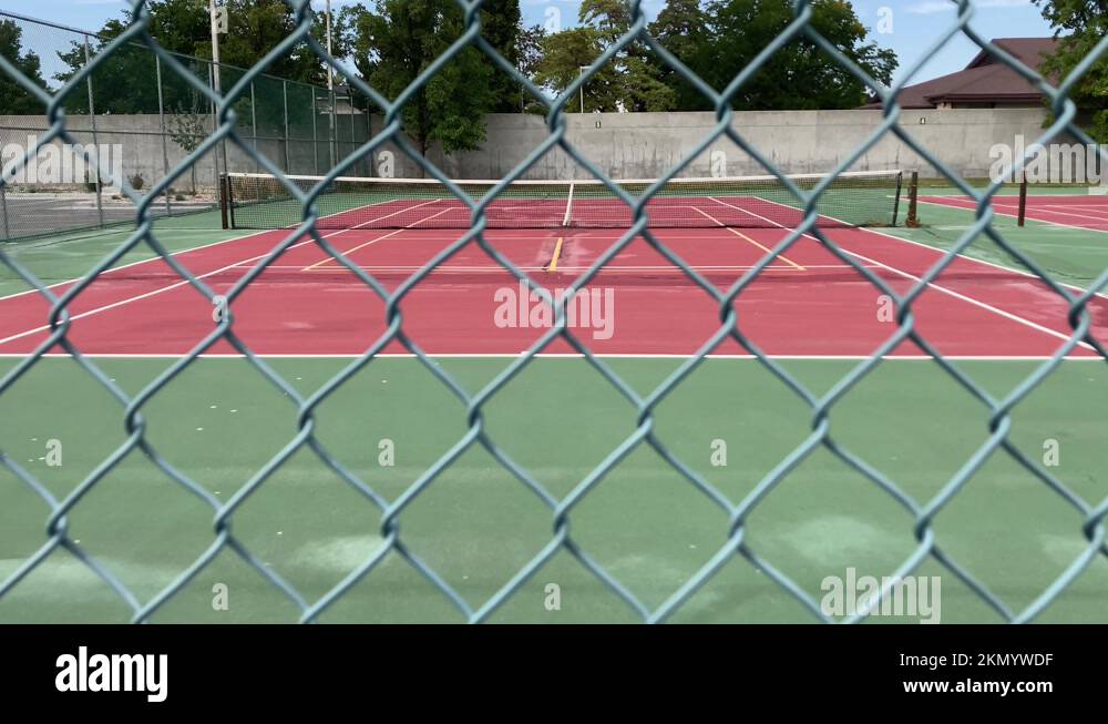 Tennis court outside fence Stock Videos & Footage - HD and 4K Video ...