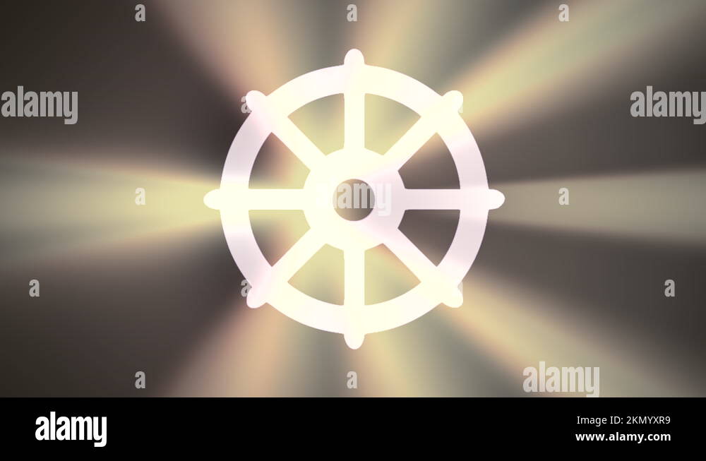 Dharma wheel symbol Stock Videos & Footage - HD and 4K Video Clips - Alamy