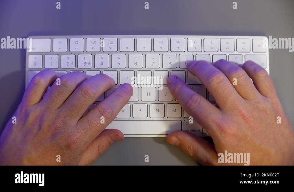 Overhead keyboard computer typing Stock Videos & Footage - HD and 4K ...