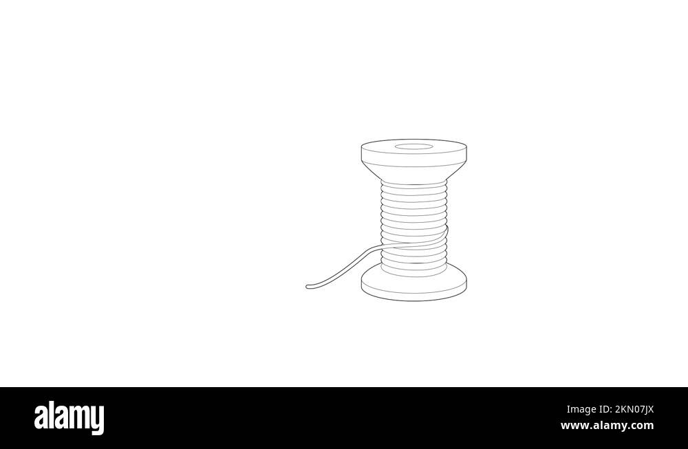 Wooden spool of thread isolated Stock Videos & Footage - HD and 4K ...