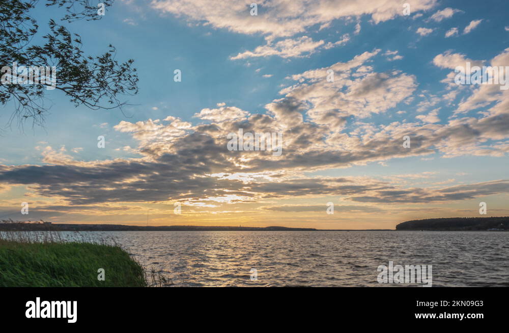 Summer evening sky sunset Stock Videos & Footage - HD and 4K Video ...
