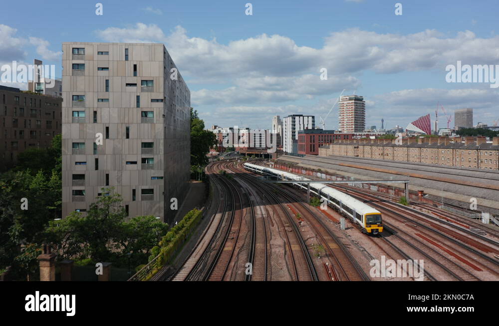 Forward tracking of passenger train driving on multi track railway line ...