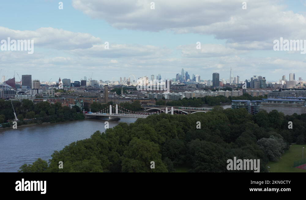 Chelsea bridge aerial Stock Videos & Footage - HD and 4K Video Clips ...
