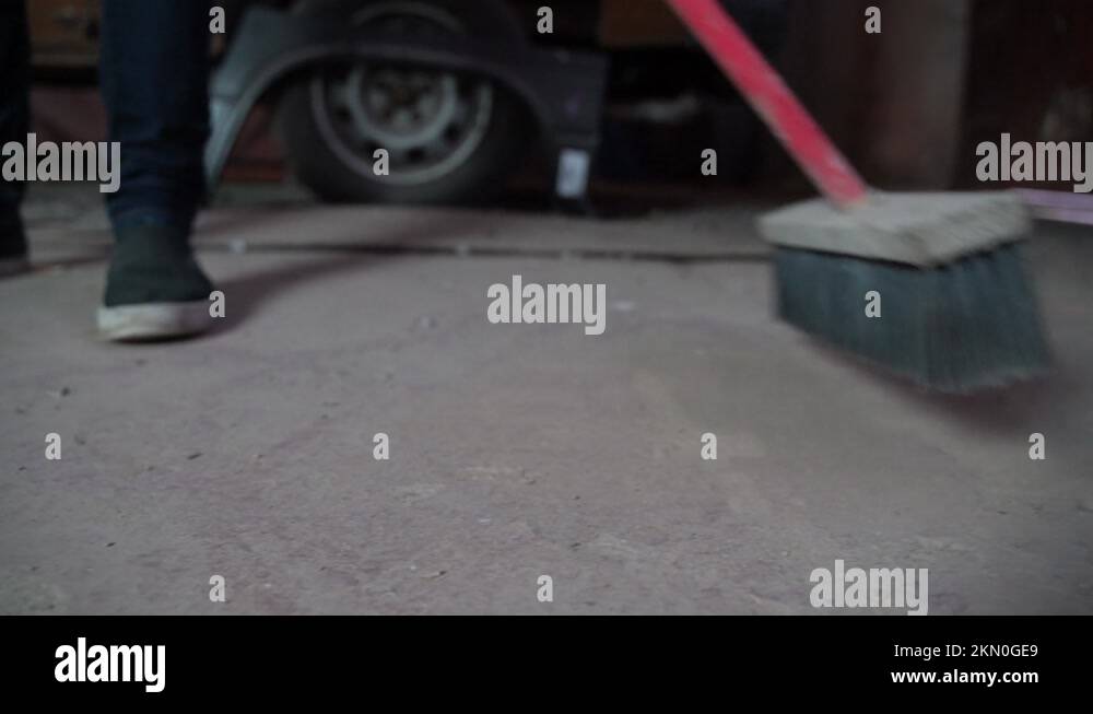 Man sweeping floor Stock Videos & Footage - HD and 4K Video Clips - Alamy