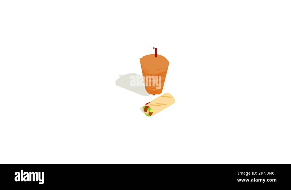 Kebab illustration Stock Videos & Footage - HD and 4K Video Clips - Alamy