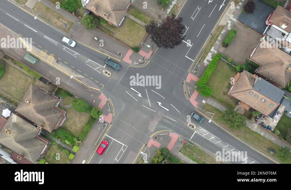 Street intersection and road markings Stock Videos & Footage - HD and ...