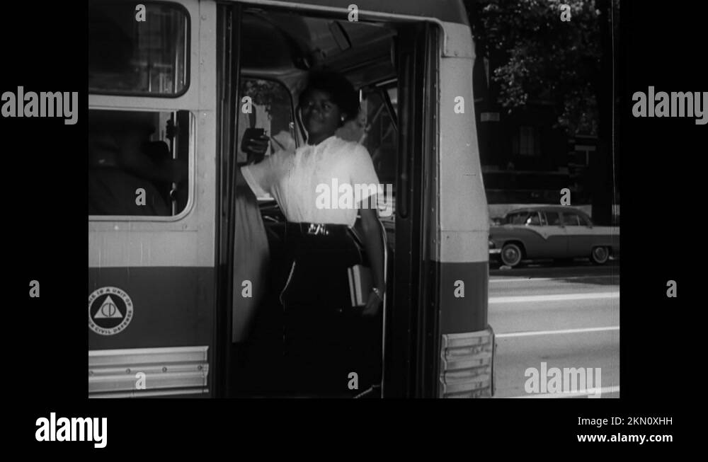 1950s bus black and white Stock Videos & Footage - HD and 4K Video ...