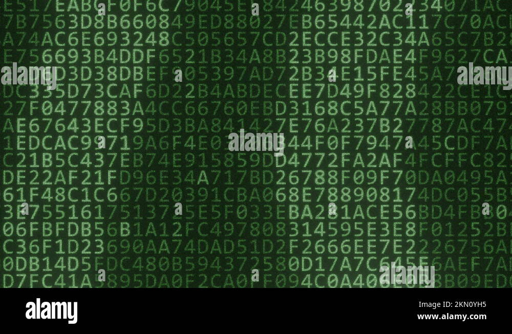 DEVOPS text made with many symbols on computer screen, 3d animation ...