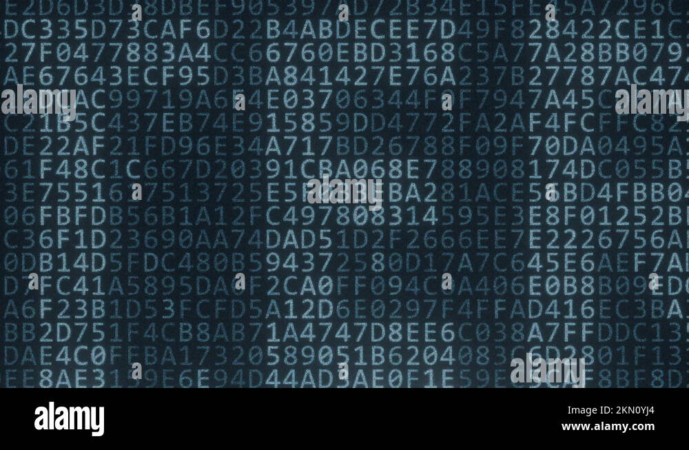 COMPUTER VISION text consisting of many symbols on computer monitor. 3d ...