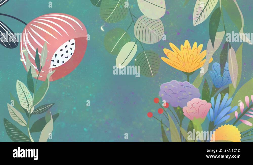 Cartoon flowers Stock Videos & Footage - HD and 4K Video Clips - Alamy