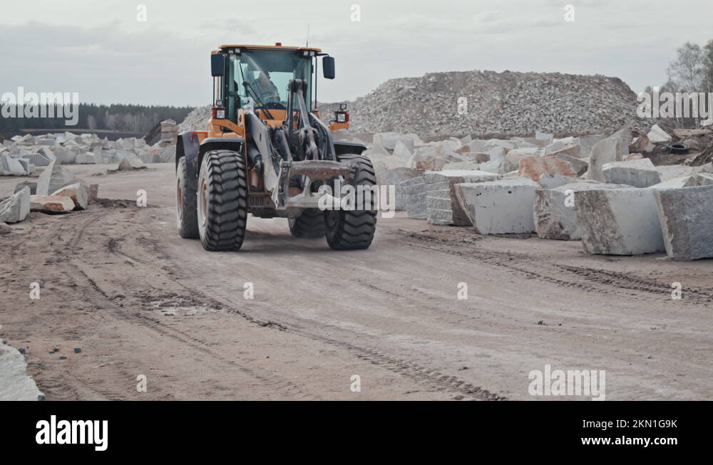 Worker driving wheel loader Stock Videos & Footage - HD and 4K Video ...