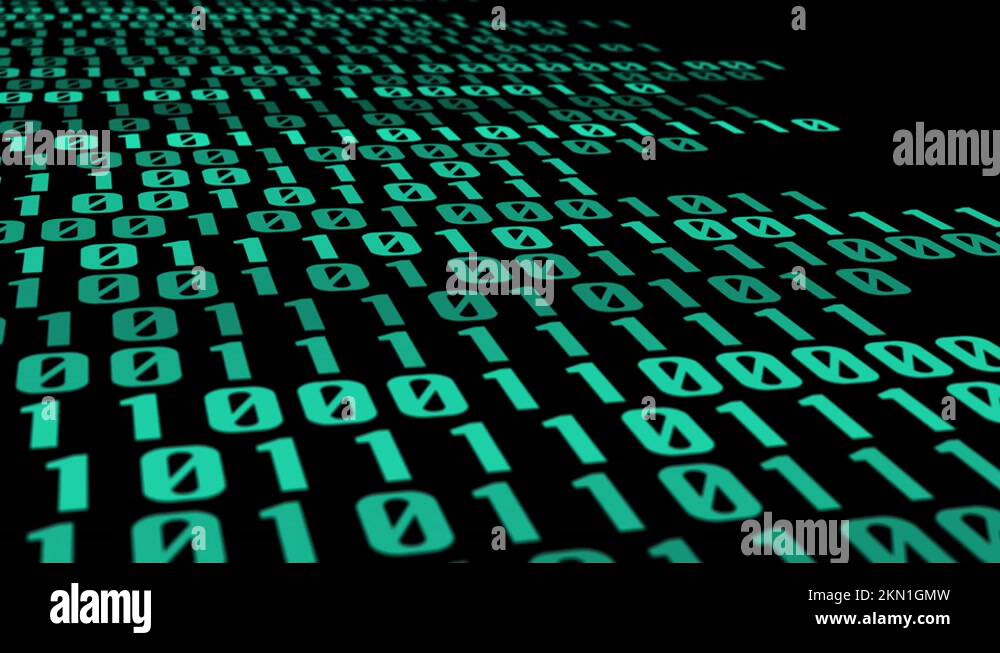 Digital backgrounds binary data concept Stock Video Footage - Alamy