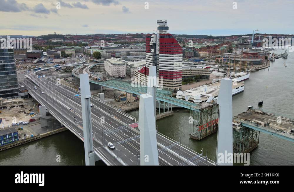 New Iconic Structure In Downtown Gothenburg, The Hisingsbron Bridge ...