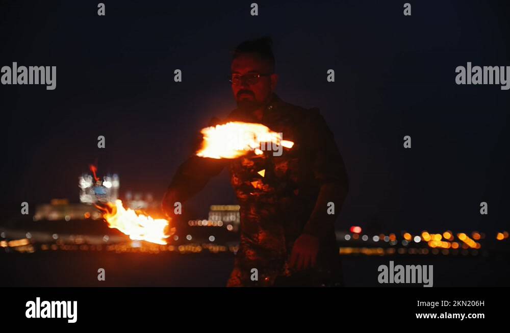 Man torch night city Stock Videos & Footage - HD and 4K Video Clips - Alamy