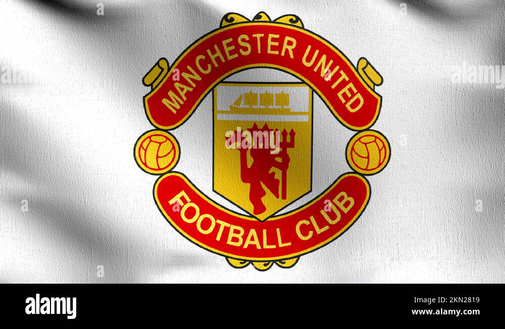 Manchester united flag logo symbol Stock Videos & Footage - HD and 4K ...
