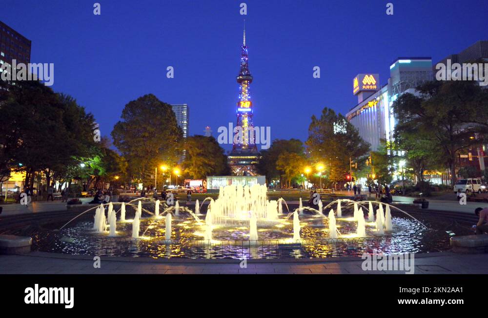 Sapporo night view sapporo tv tower Stock Videos & Footage - HD and 4K ...