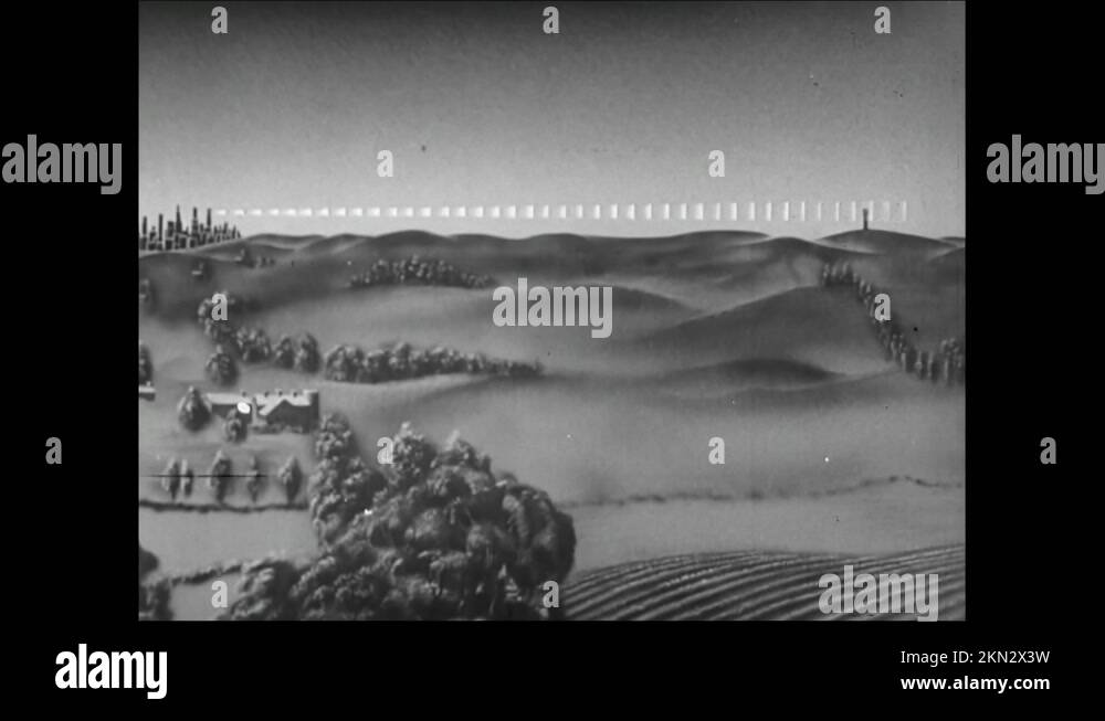 1940s: Animated diagram of radio relay: Microwaves originate in a city ...