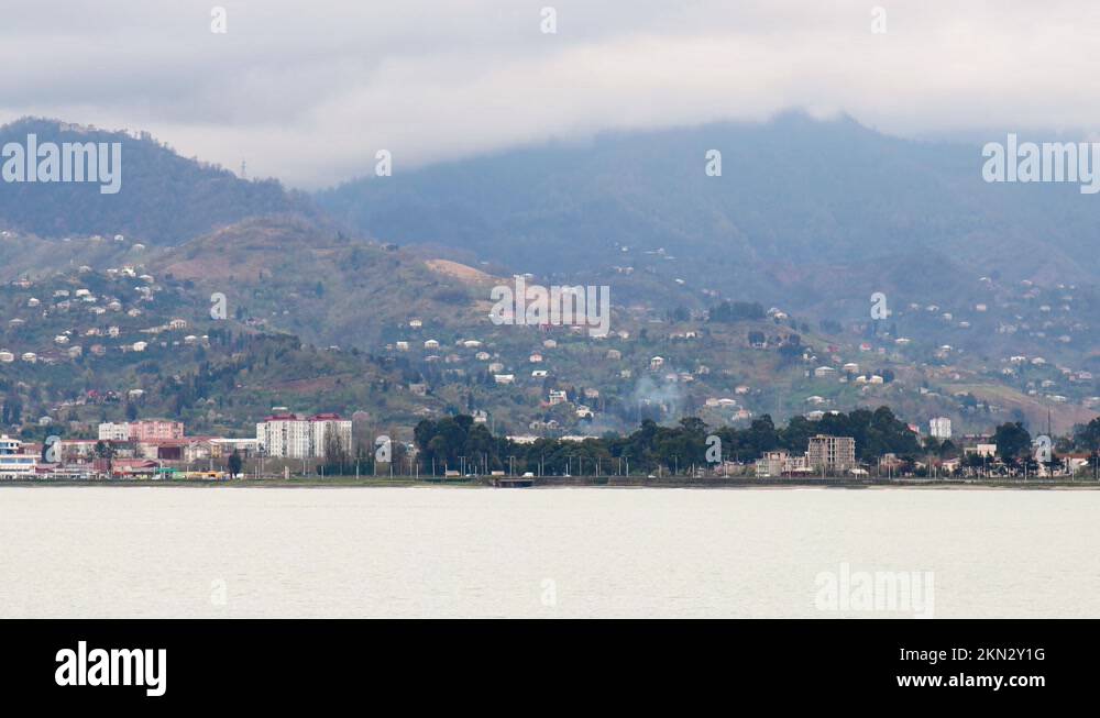 Batumi skyline by the black sea coast Stock Videos & Footage - HD and ...