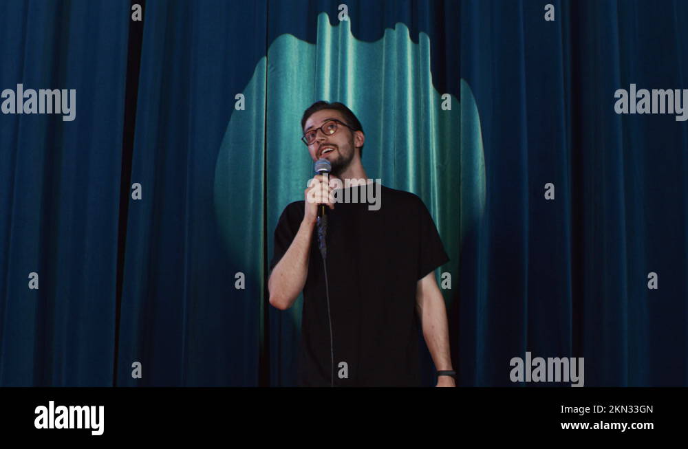 Comedian stage mic Stock Videos & Footage - HD and 4K Video Clips - Alamy