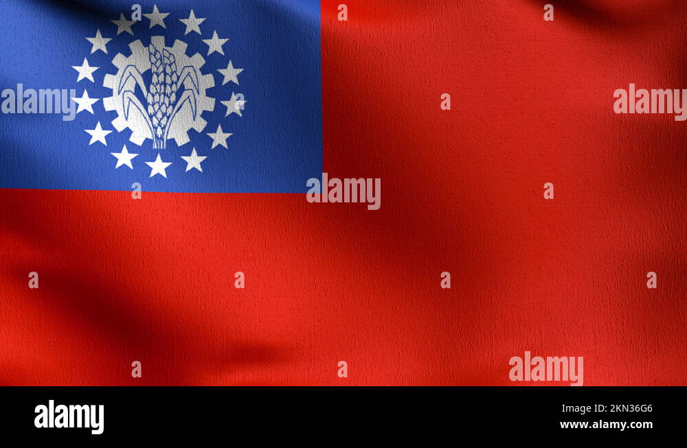 Myanmar official flag Stock Videos & Footage - HD and 4K Video Clips ...