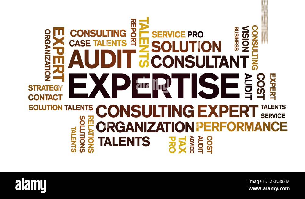 Expertise animated word cloud,design animation kinetic typography ...