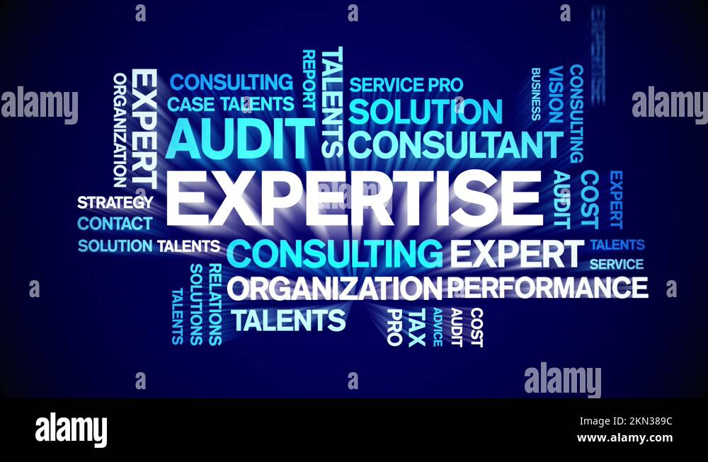 Expertise animated word cloud,design animation kinetic typography ...