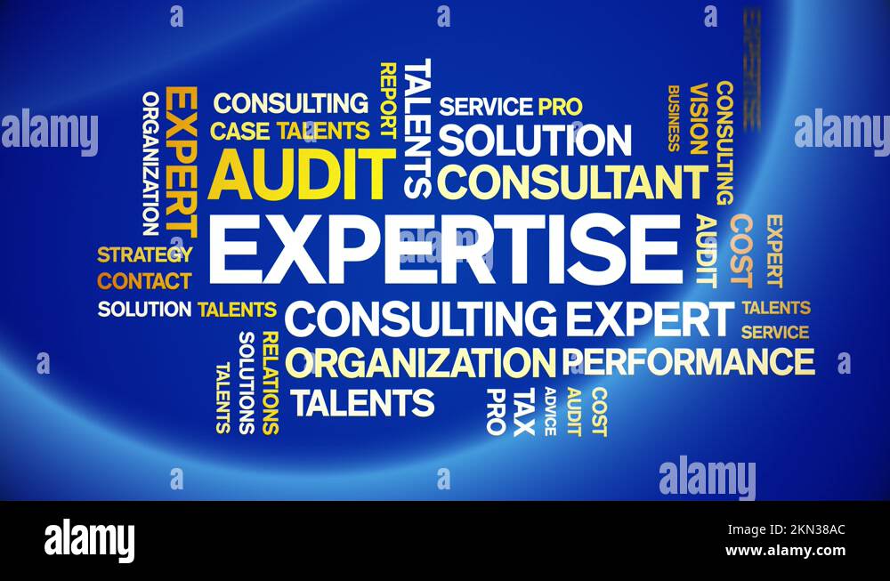 Expertise animated word cloud,design animation kinetic typography ...