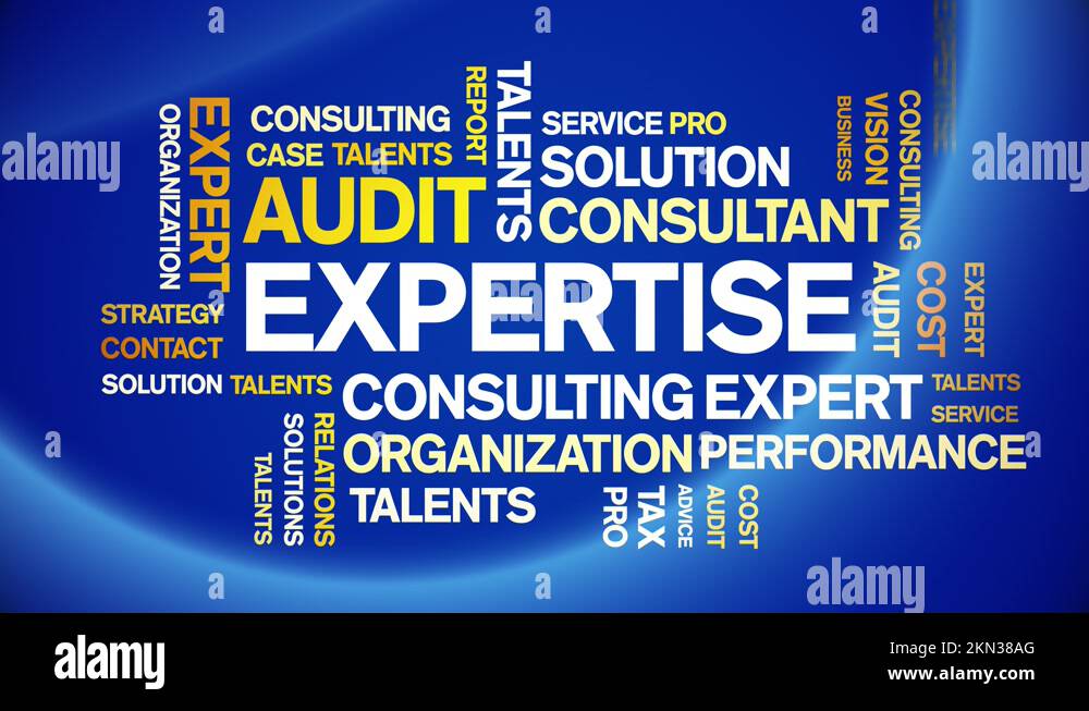 Expertise animated word cloud,design animation kinetic typography ...