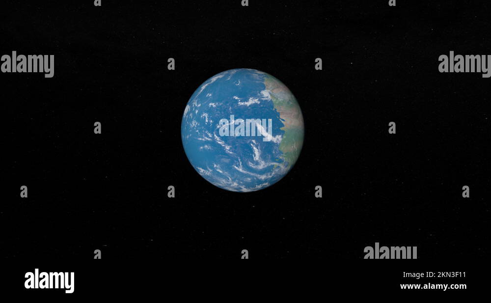 Ancient supercontinent Pangea or Pangaea in earth planet. Loop Stock ...