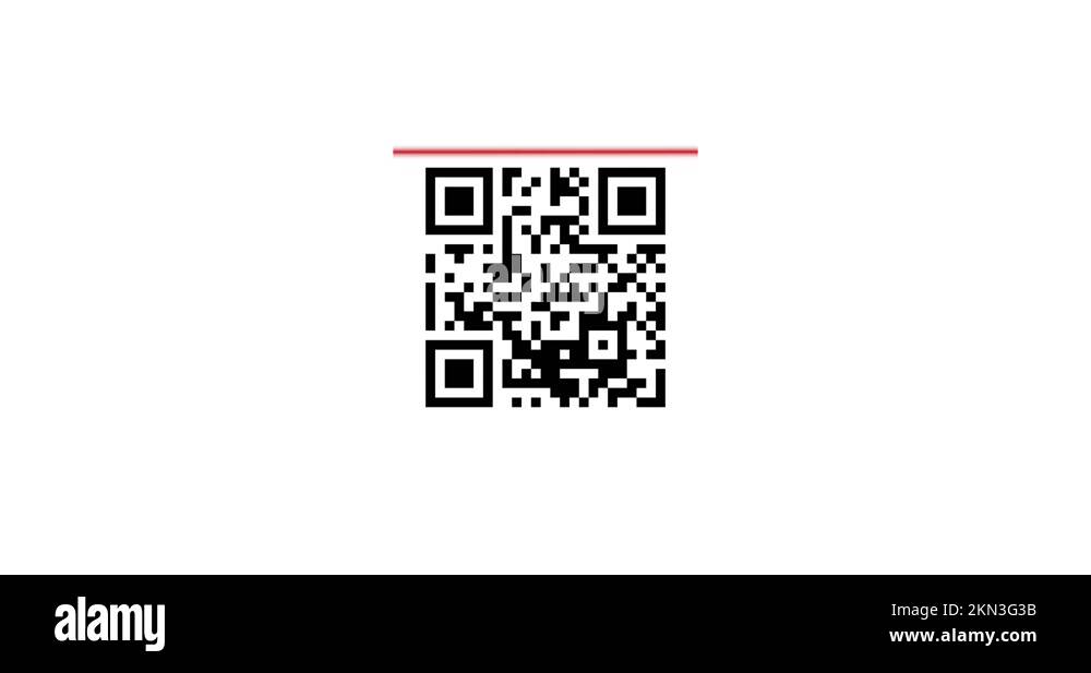 QR code, scan. Motion graphic design. Alpha channel. 4k Stock Video ...