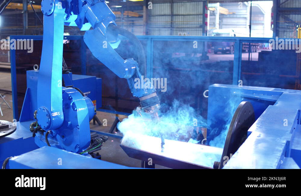 Robotic arm in a manufacturing plant Stock Videos & Footage - HD and 4K ...