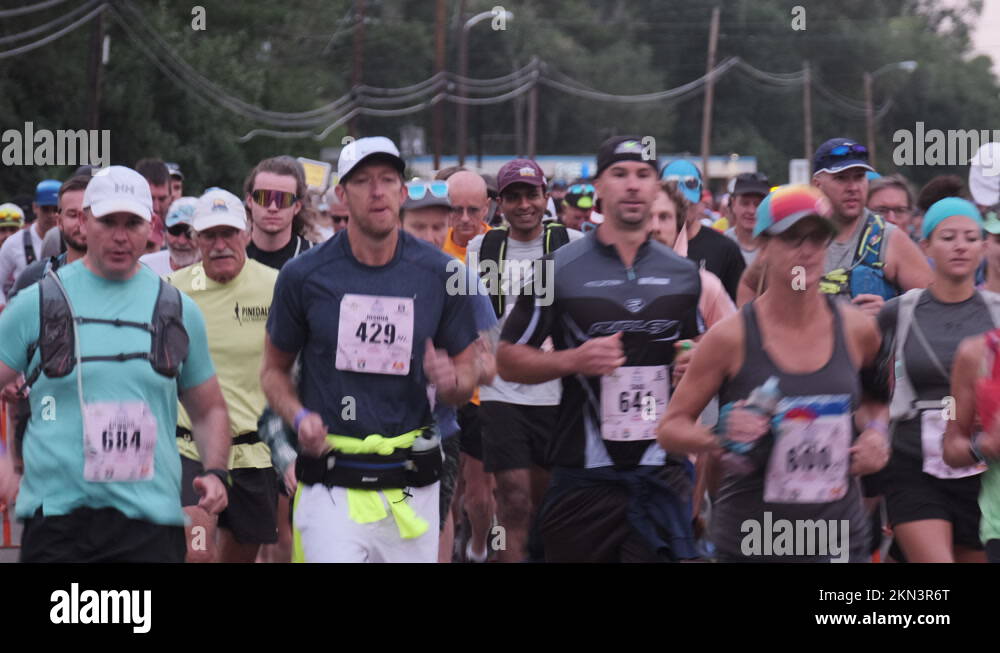 Running jogging marathon starting line Stock Videos & Footage - HD and ...