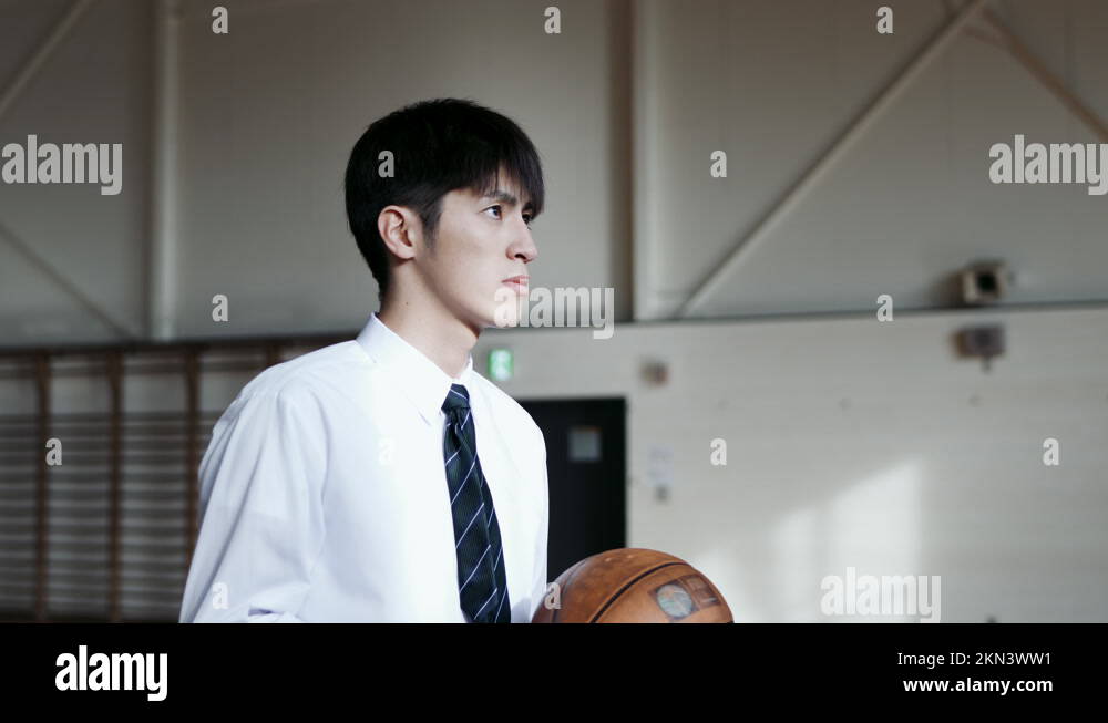 high school kids playing basketball at the gymnasium Stock Video ...